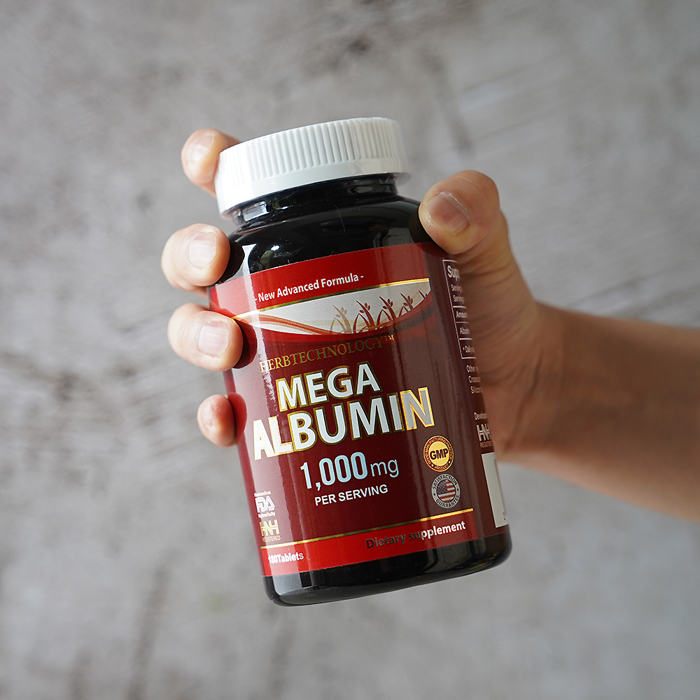 Mega Albumin 1000mg | 180 Tablets